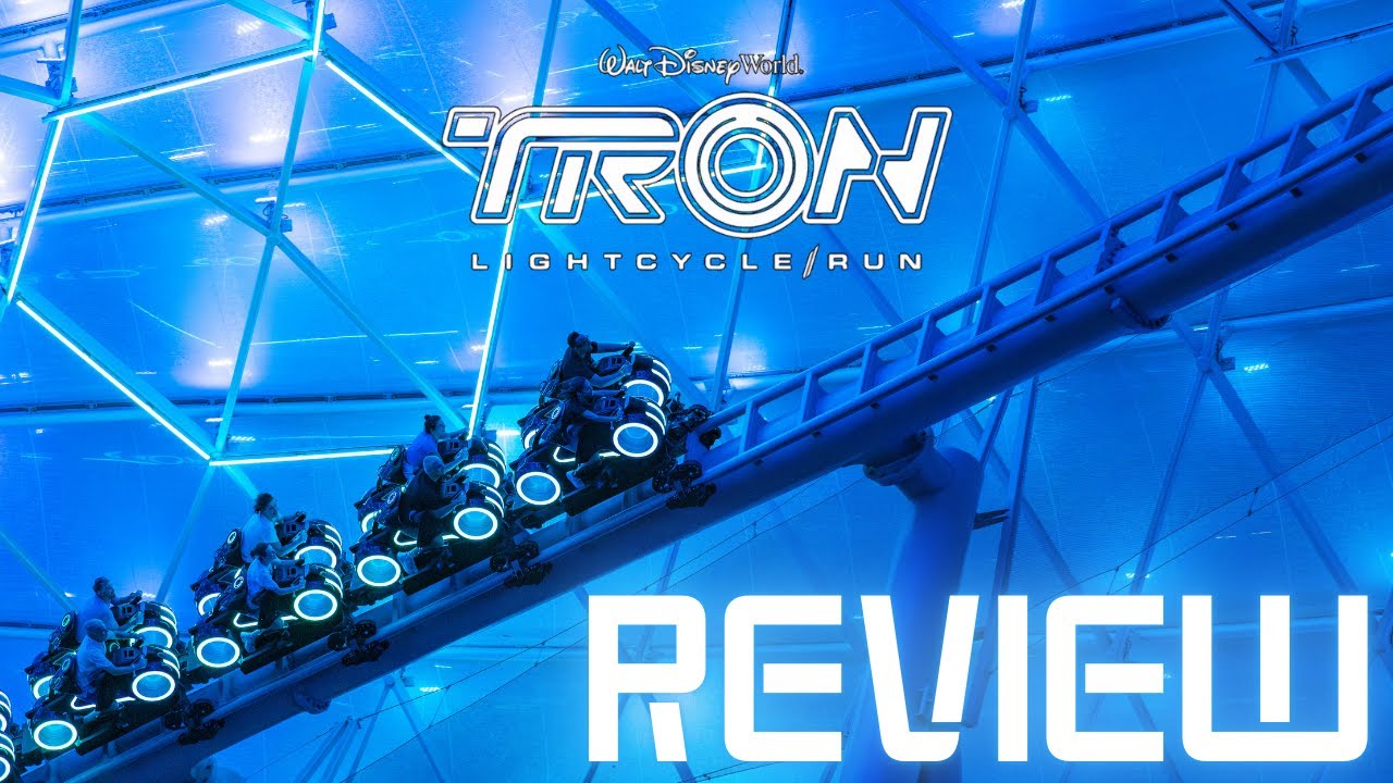 Tron LightCycle Run Review - Walt Disney World Magic Kingdom - YouTube