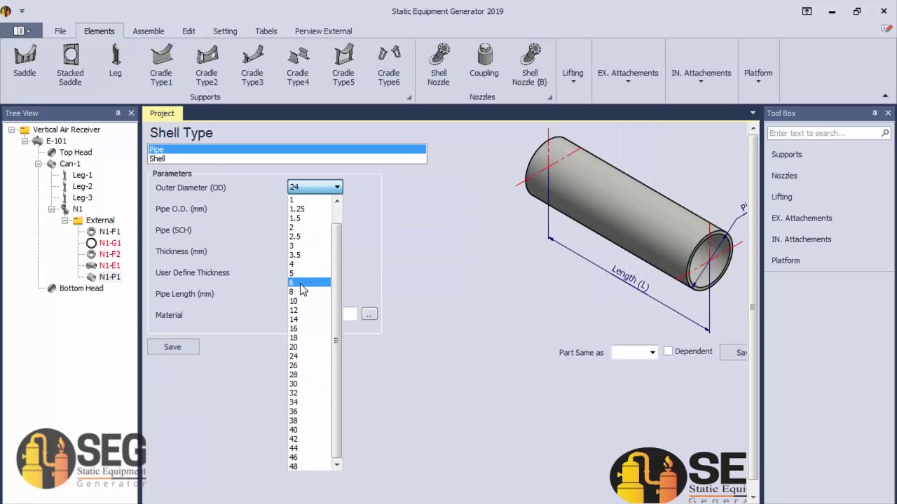 3D Modeling & Drafting for Vertical Air Receiver - YouTube