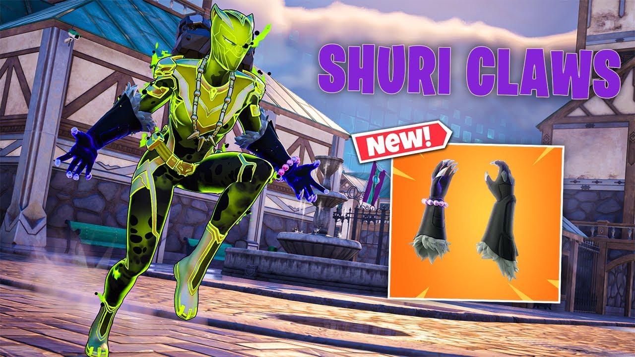ONLY NEW SHURI CLAWS CHALLENGE (Fortnite Chapter 5 Season 4) - YouTube