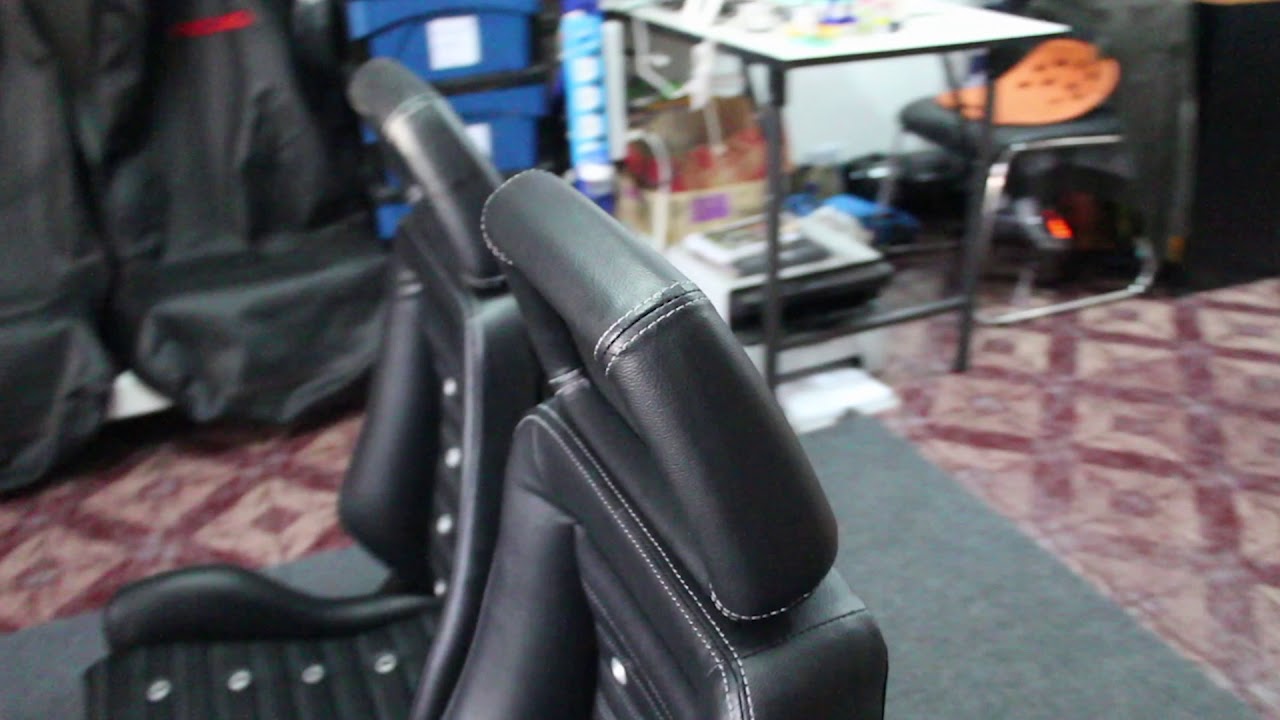 Pair of Vintage Jdm RECARO LX Synthetic Leather FISHNET HEADREST ...