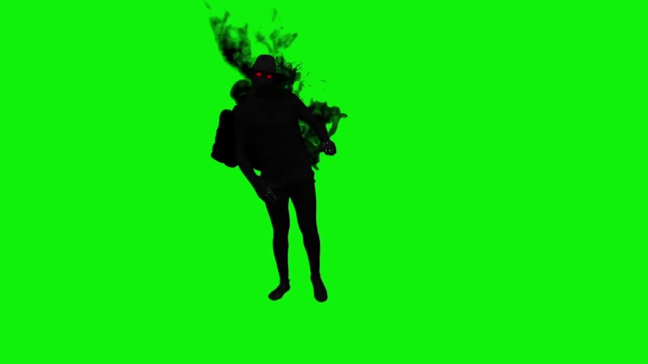 Green Screen Demon720P HD lucifer greenscreen green screen ghost green ...