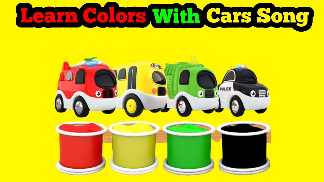 Learn Colors With Cars Song 88 | Kids Songs & Nursery Rhymes | Kids Fun ...