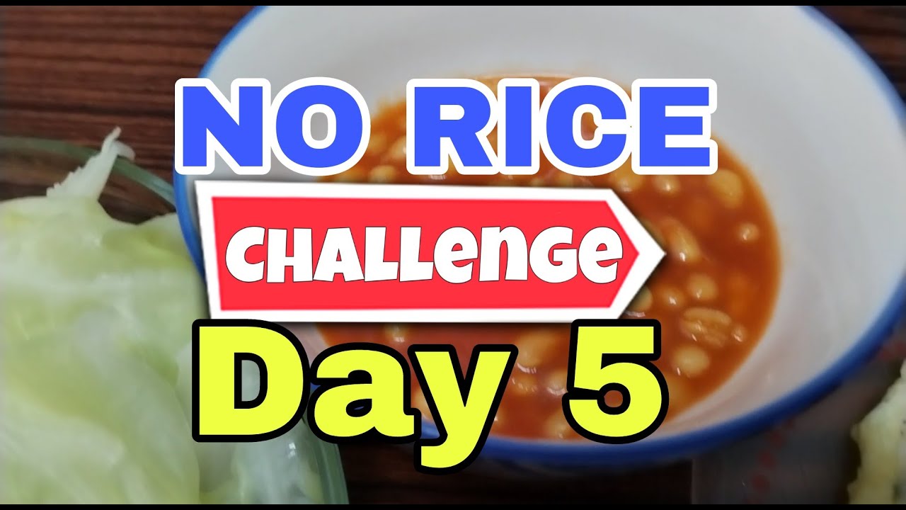 ⭕Day 5 NO RICE CHALLENGE⁉️Strip chicken Bake Bean and more... - YouTube