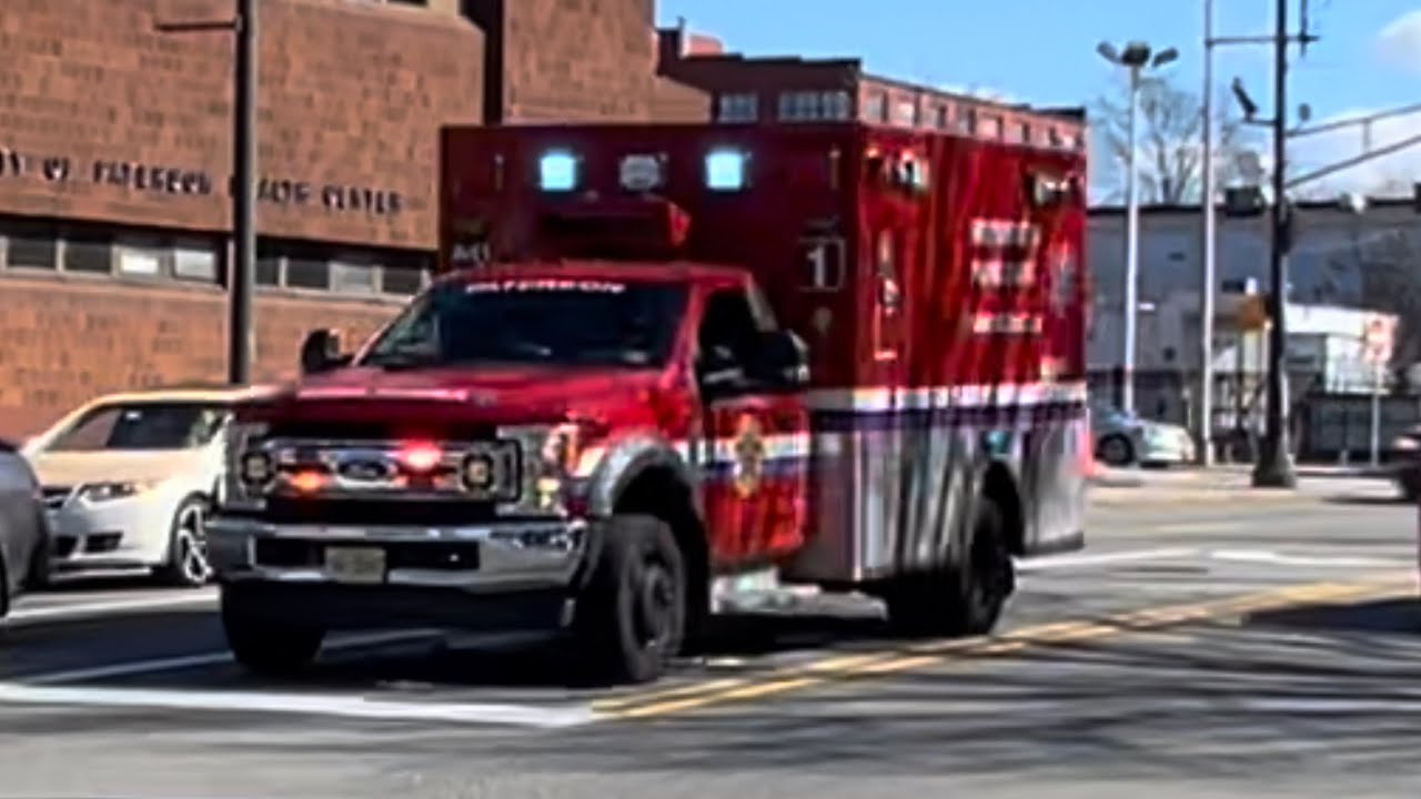 Paterson FD EMS-1 responding. 4-7-24 - YouTube