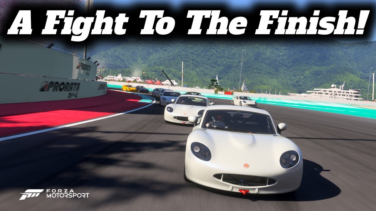Forza Motorsport - 3 Way Battle For The Win, Epic Race - YouTube