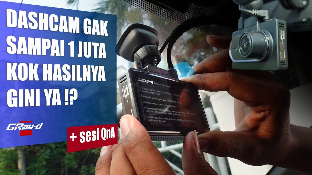 Cobain Dashcam Dual Camera, Harganya Ga Sampai 1 Juta Tapi Kok ...