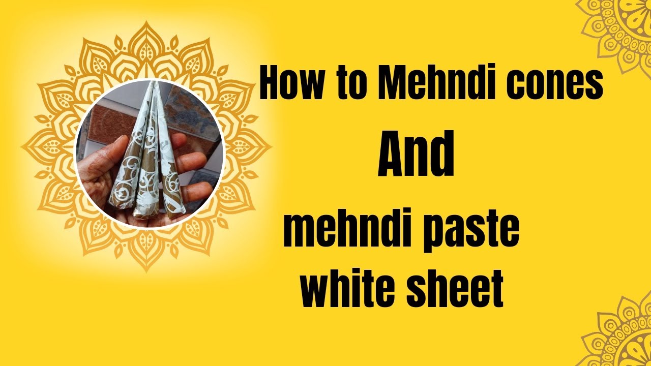 mehndi class day-1/how to learn mehndi for beginners/make paste and ...