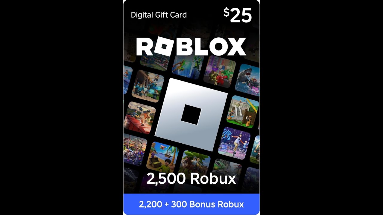 *Roblox Digital Gift Card - 2,500 I ROBLOX [Includes Exclusive Virtual ...
