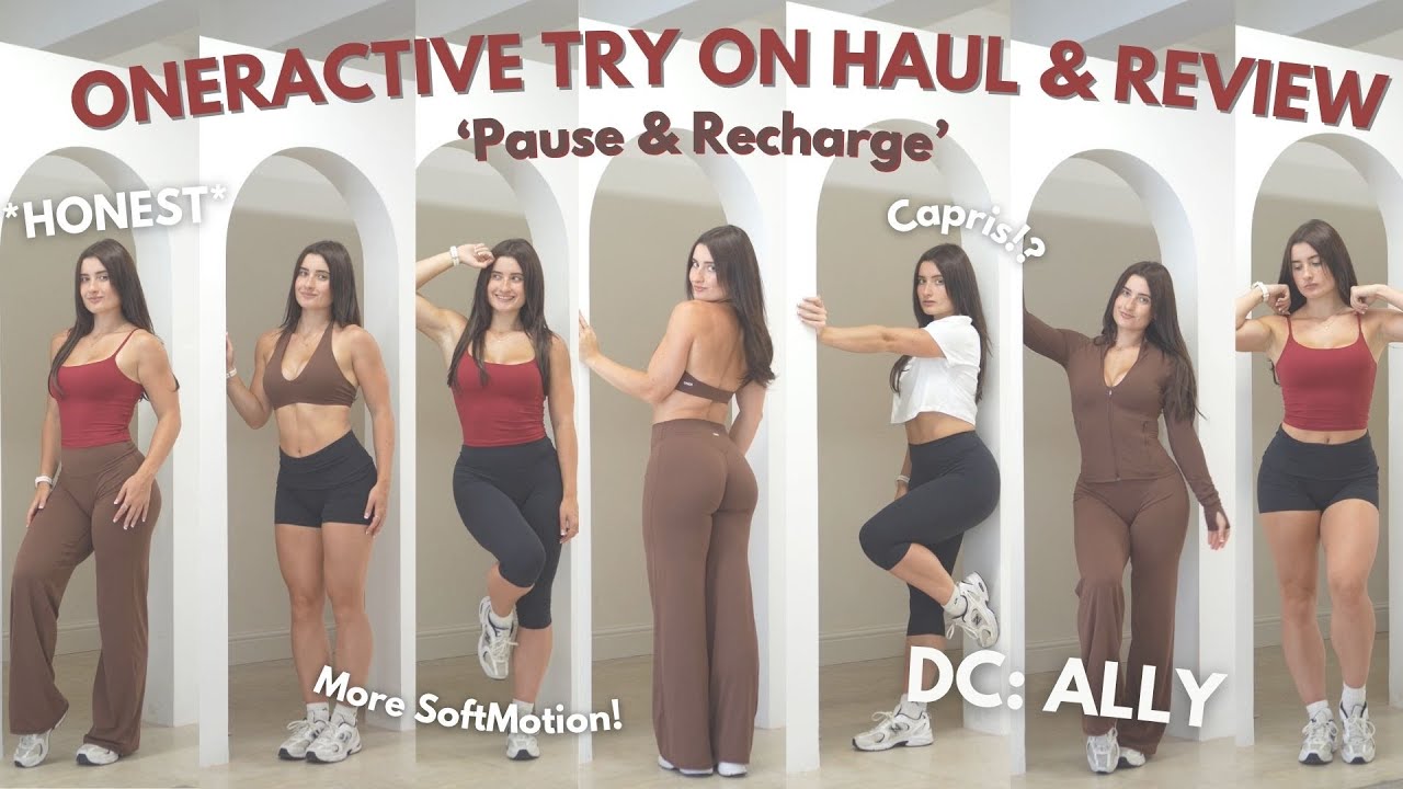 OnerActive try on haul & review | Pause & Recharge | SoftMotion drop, VERY HONEST! | Discount ...