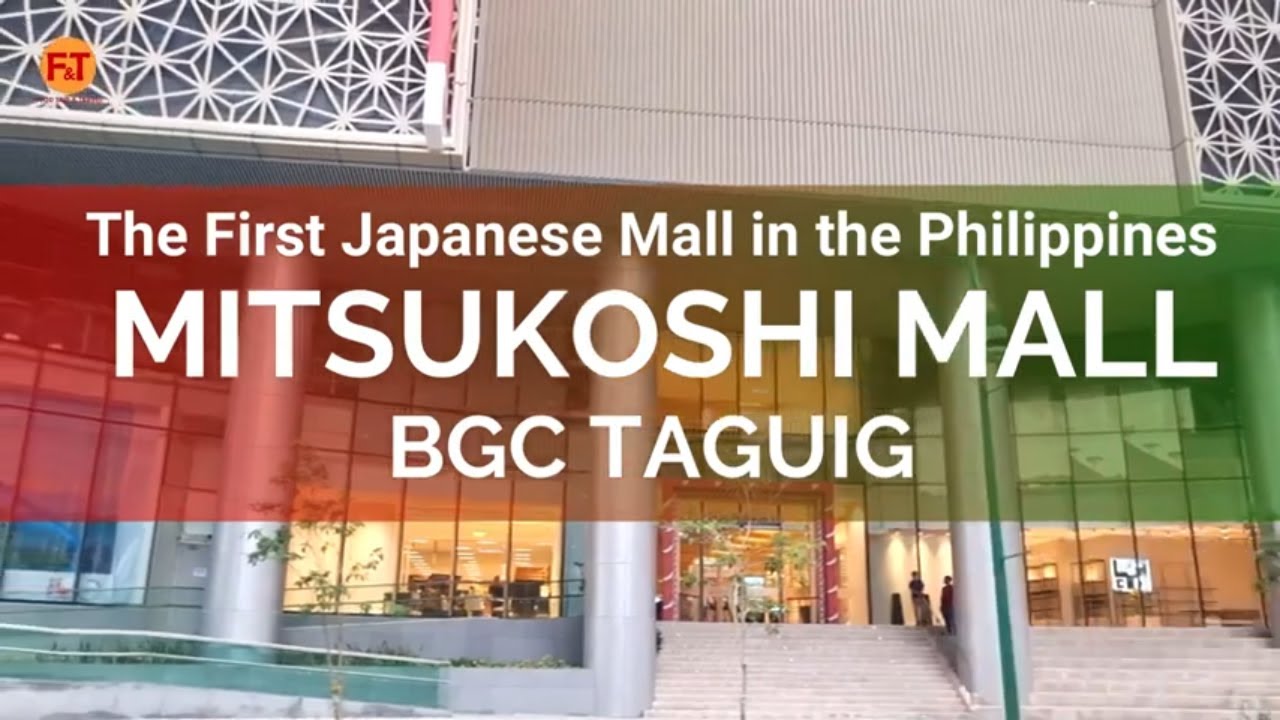The First Ever Japanese Mall in the Philippines | MITSUKOSHI MALL BGC ...