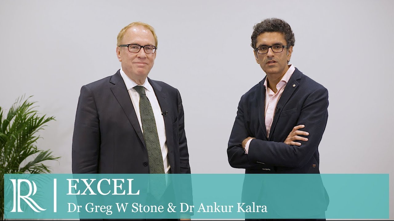 TCT 2019 : EXCEL - Dr Gregg W Stone And Dr Ankur Kalra - YouTube