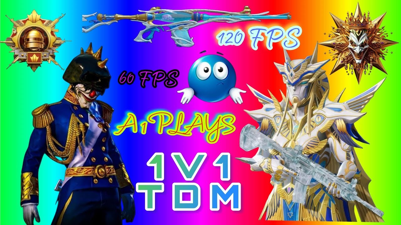 A 1 PLAYS 120 FPS Player Challange 1 v 1 T D M - YouTube