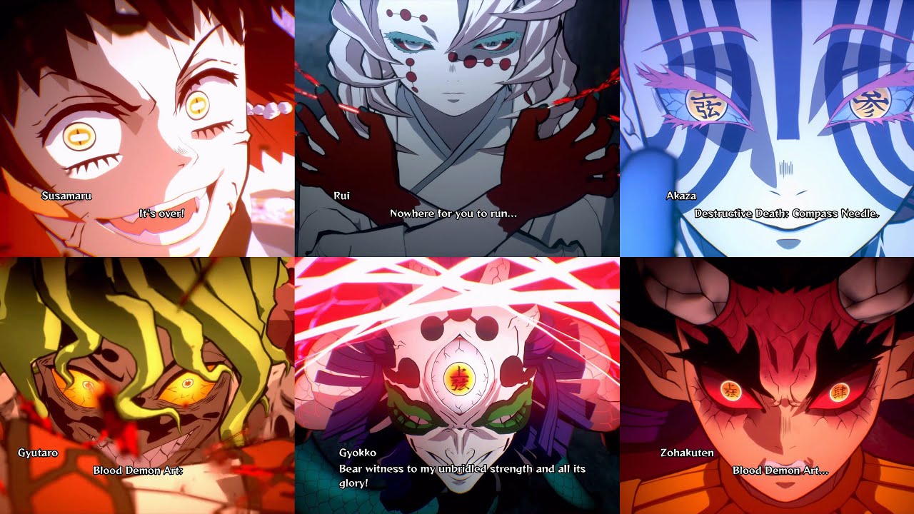 Demon Slayer -Kimetsu no Yaiba- Sweep the Board! - All Greater Demon ...