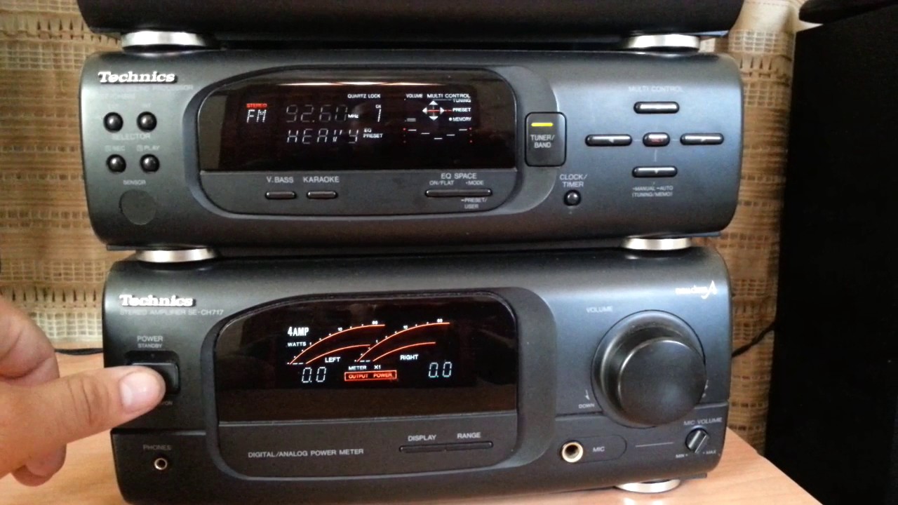 Technics small stereo - YouTube