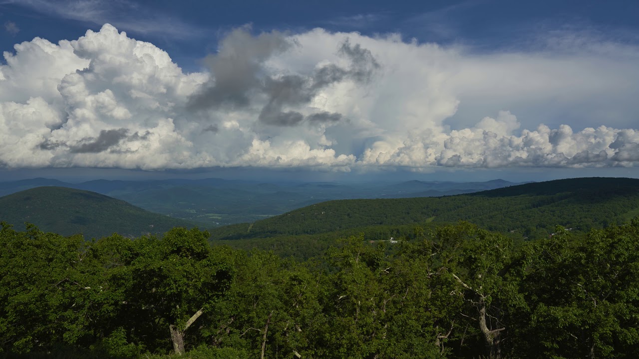 8K Time Lapse Blue Ridge Mountain Clouds Wintergreen A7RIII A7R3 - YouTube