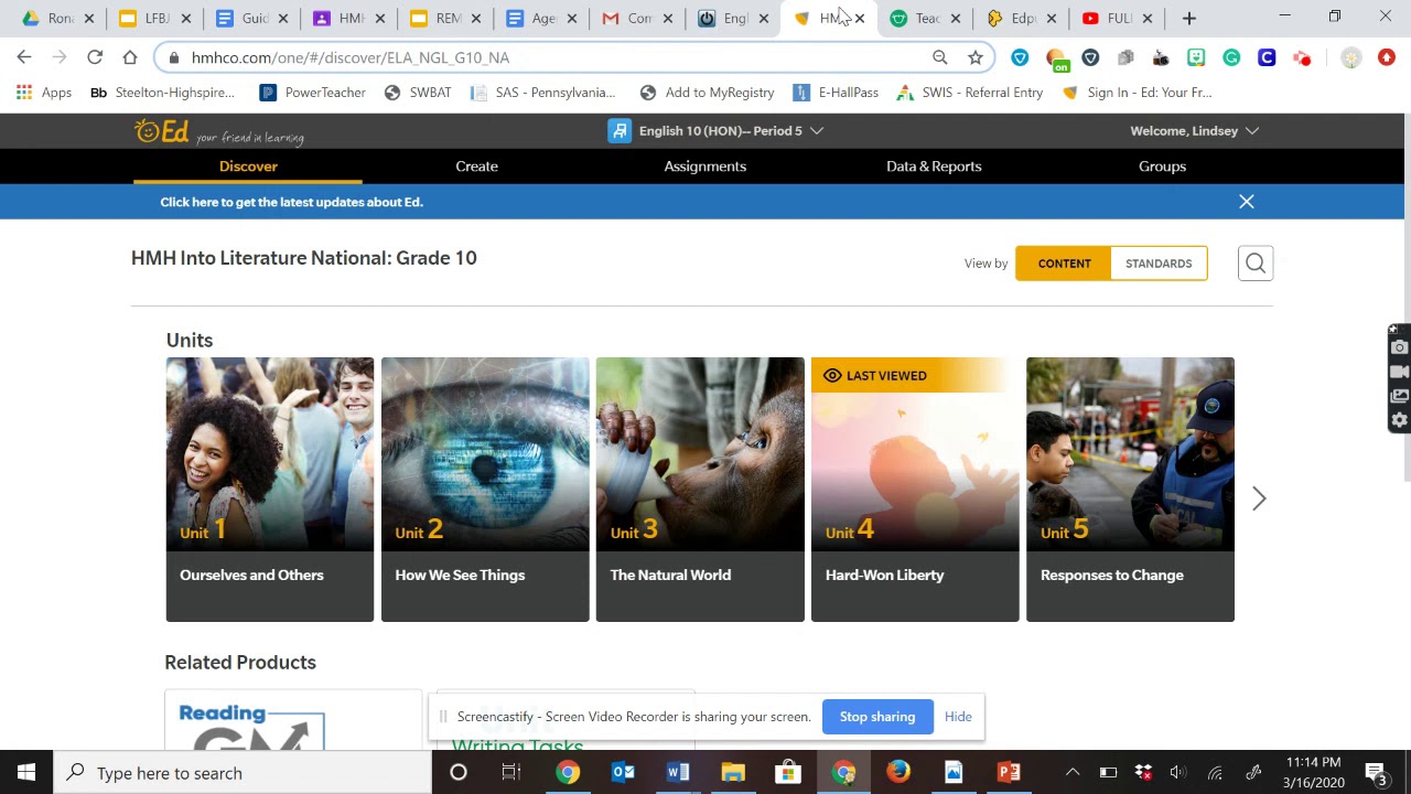 How to Find HMH Online Textbook - YouTube