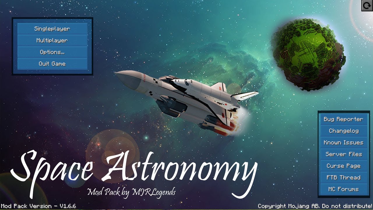Minecraft Space Astronomy Modpack Review - YouTube