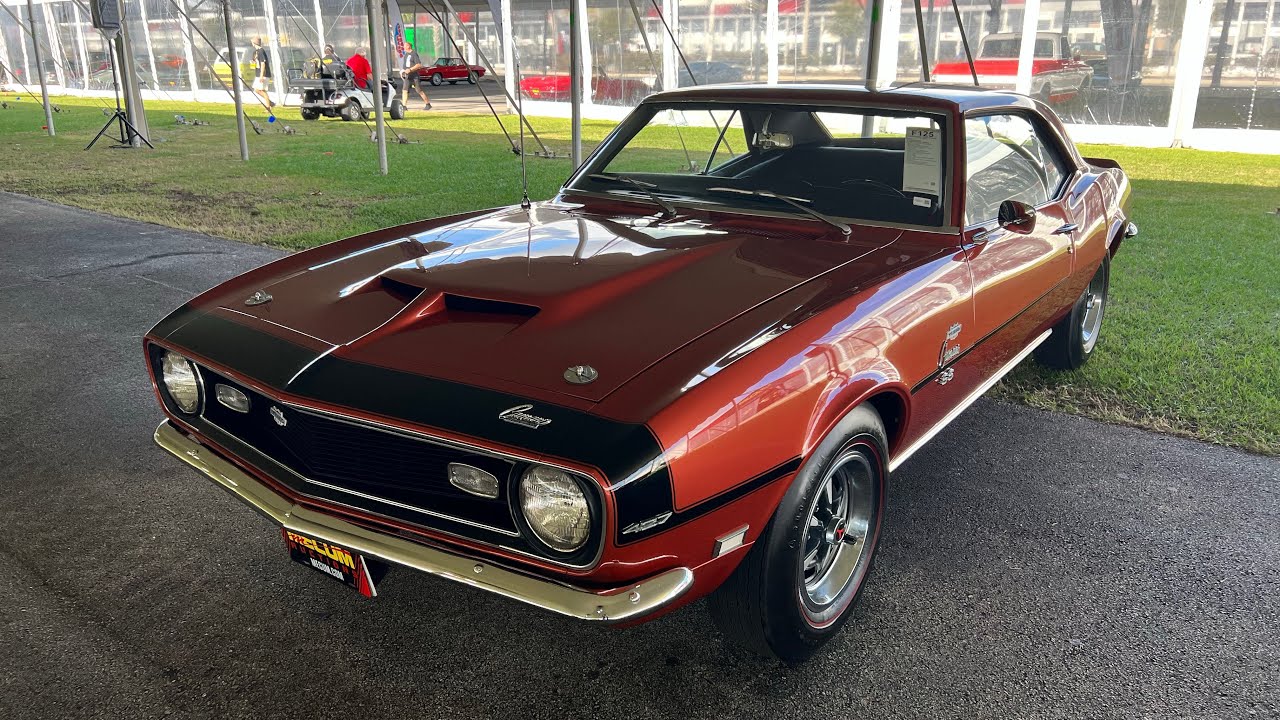 1968 (Yenko 427 SS Camaro ) RAT Motor inspection 🧐 (mecum) - YouTube