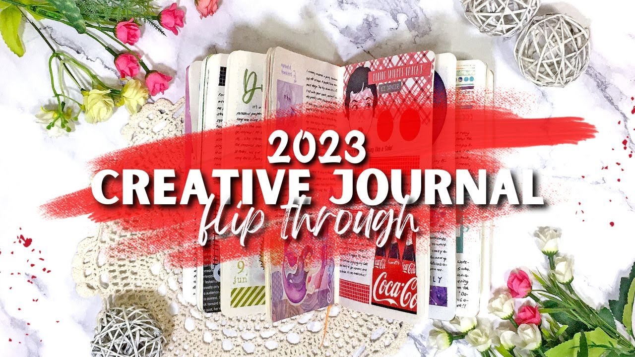 2023 Daily Creative Journal Flip Through || no talking - YouTube