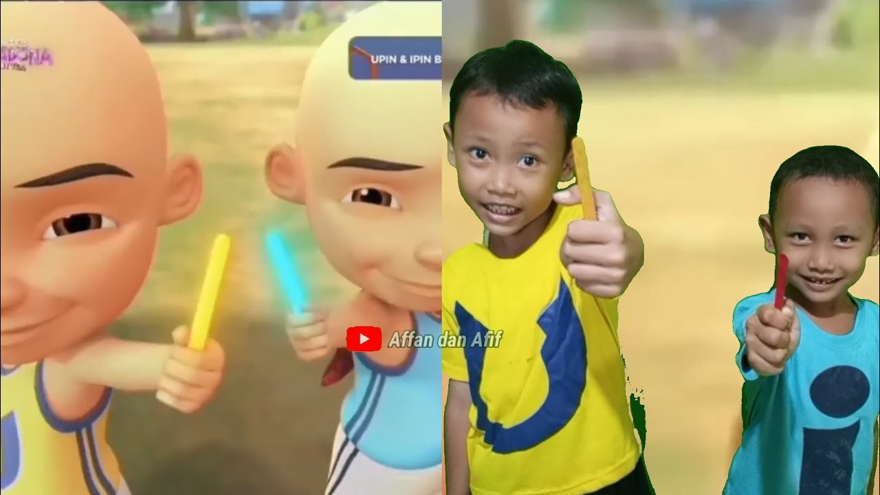 Upin Ipin Bermain Stick ice cream || Episode baru _ Rumah Hijau Opah ...