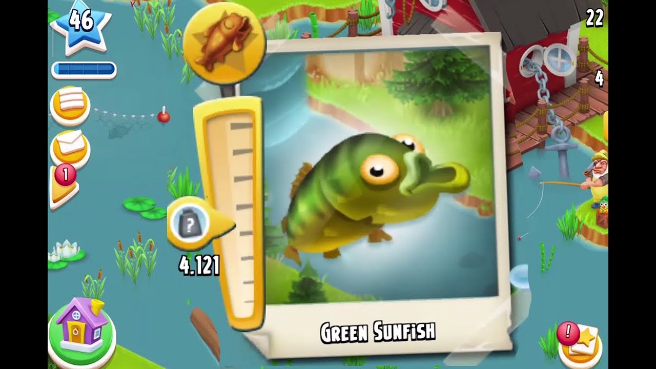 THE BIG GREEN SUNFISH || GAME PLAY HAY DAY EVERY DAY - YouTube