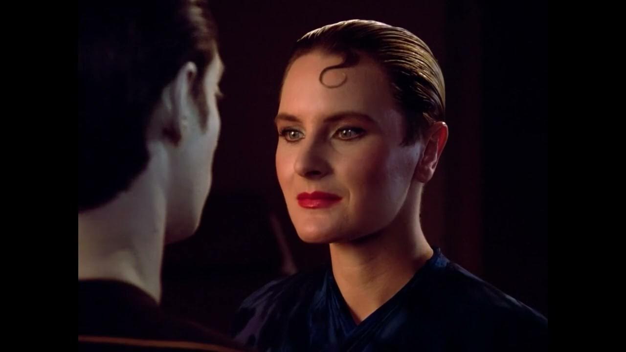 Star Trek Next Generation Data Kissing Sexy Tasha Yar Youtube