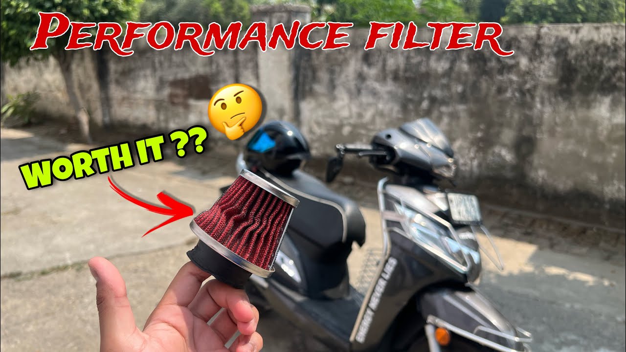 PERFORMANCE FILTER IS WORTH IT? | FOR SCOOTY AND BIKES ! 🤔 | Review ...