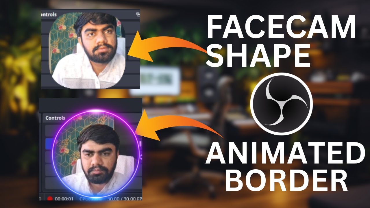 Change Shape Of Your Webcam In OBS | How to Change Facecam Shape & Add ...