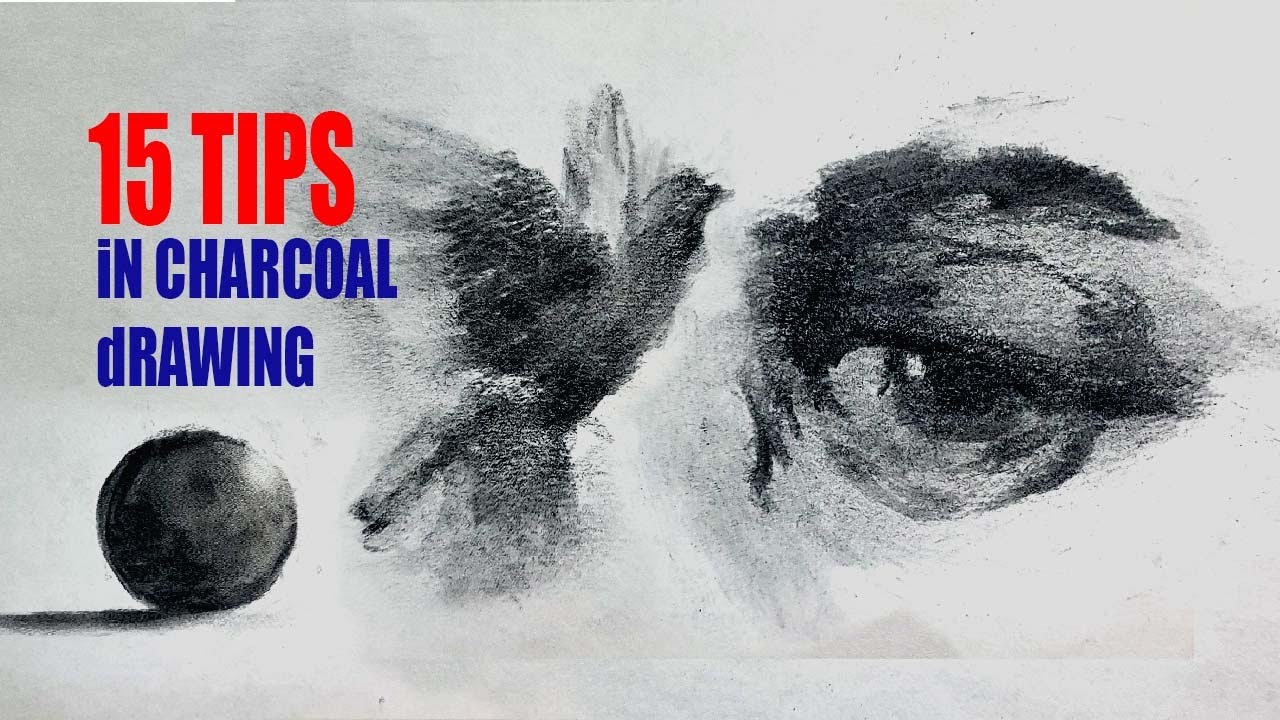 15 TIPS TO HELP IMPROVE YOUR CHARCOAL DRAWING - YouTube