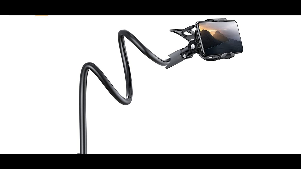 Phone Holder Bed Gooseneck Mount - Lamicall Cell Phone Clamp Clip for ...