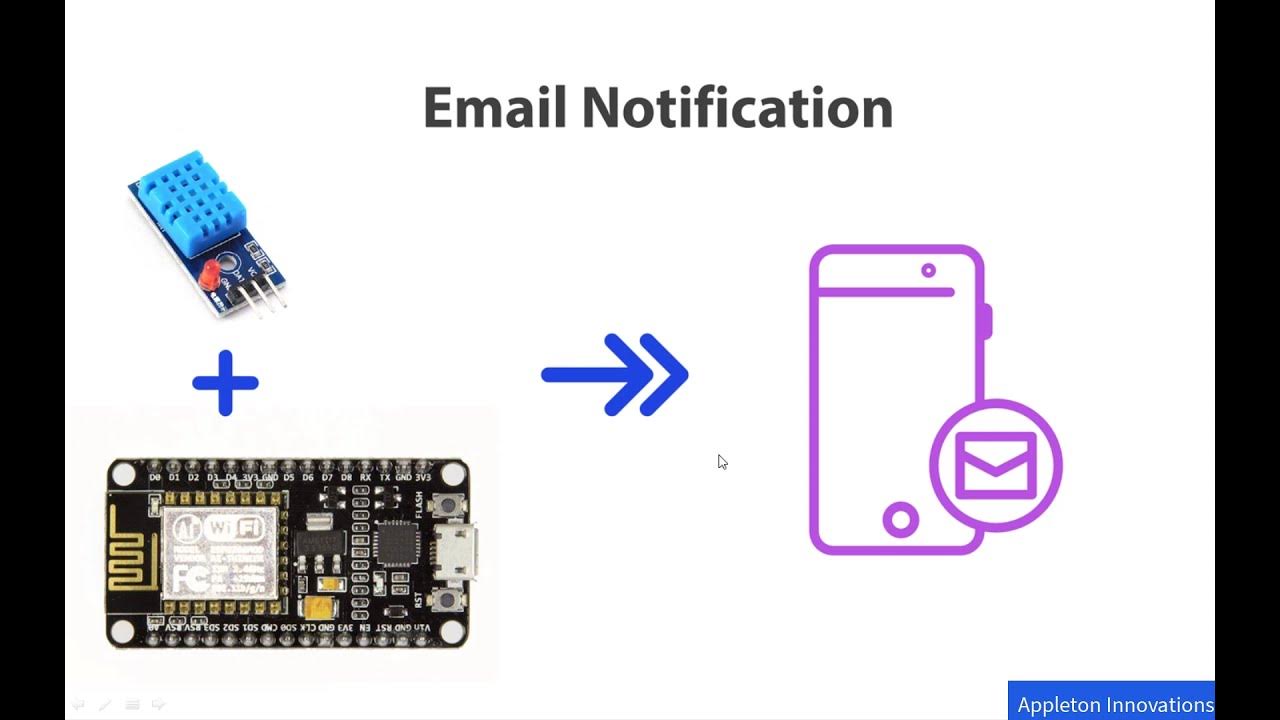 Blynk Email Notifications using NodeMCU (ESP8266) , Internet of Things (IoT) - YouTube