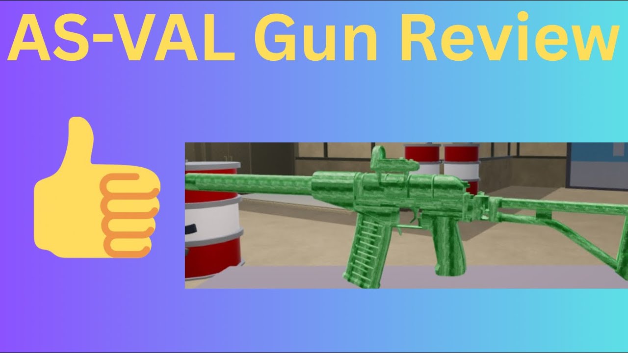 A review of the AS-VAL Gun in War tycoon! (Sight part is outdated ...