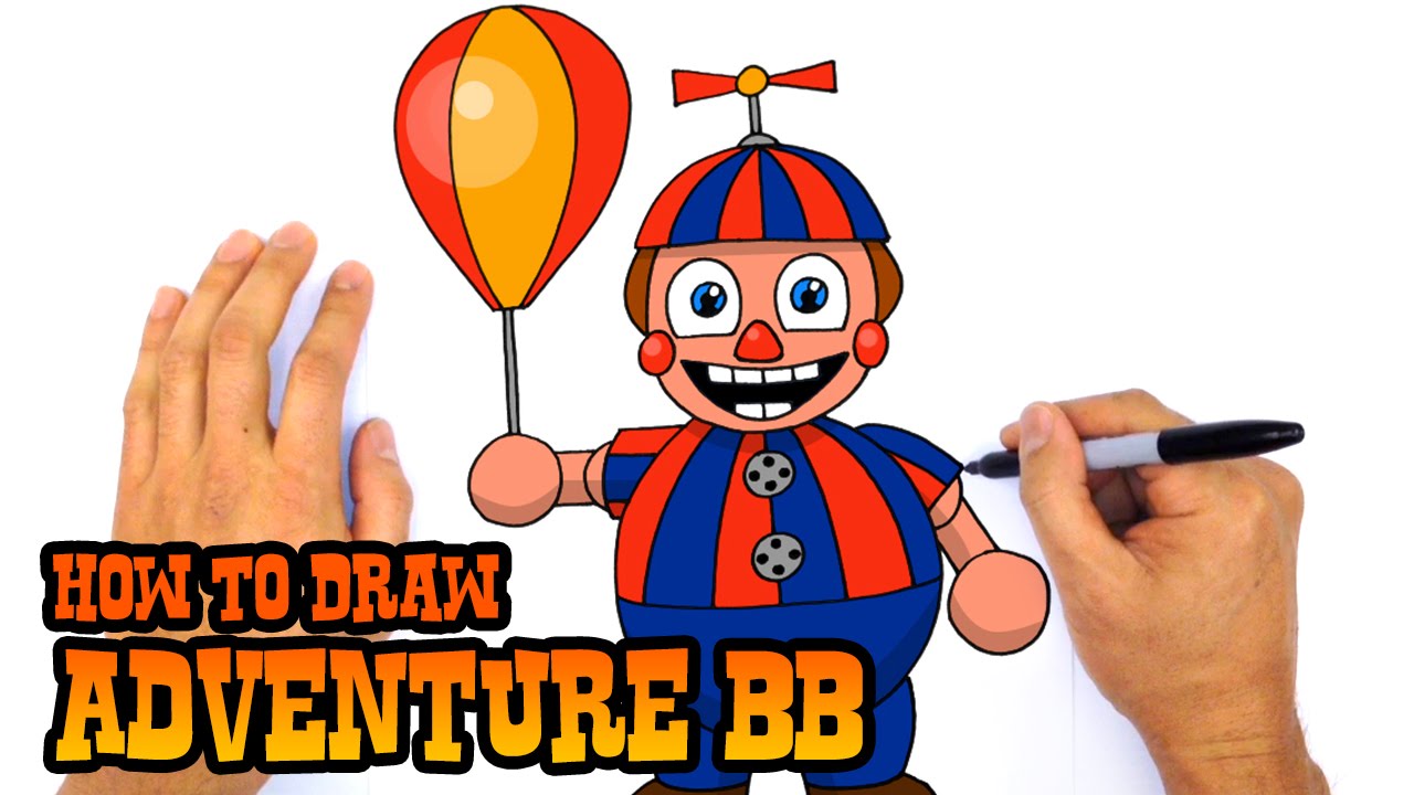 How to Draw Adventure BB | FNAF World - YouTube