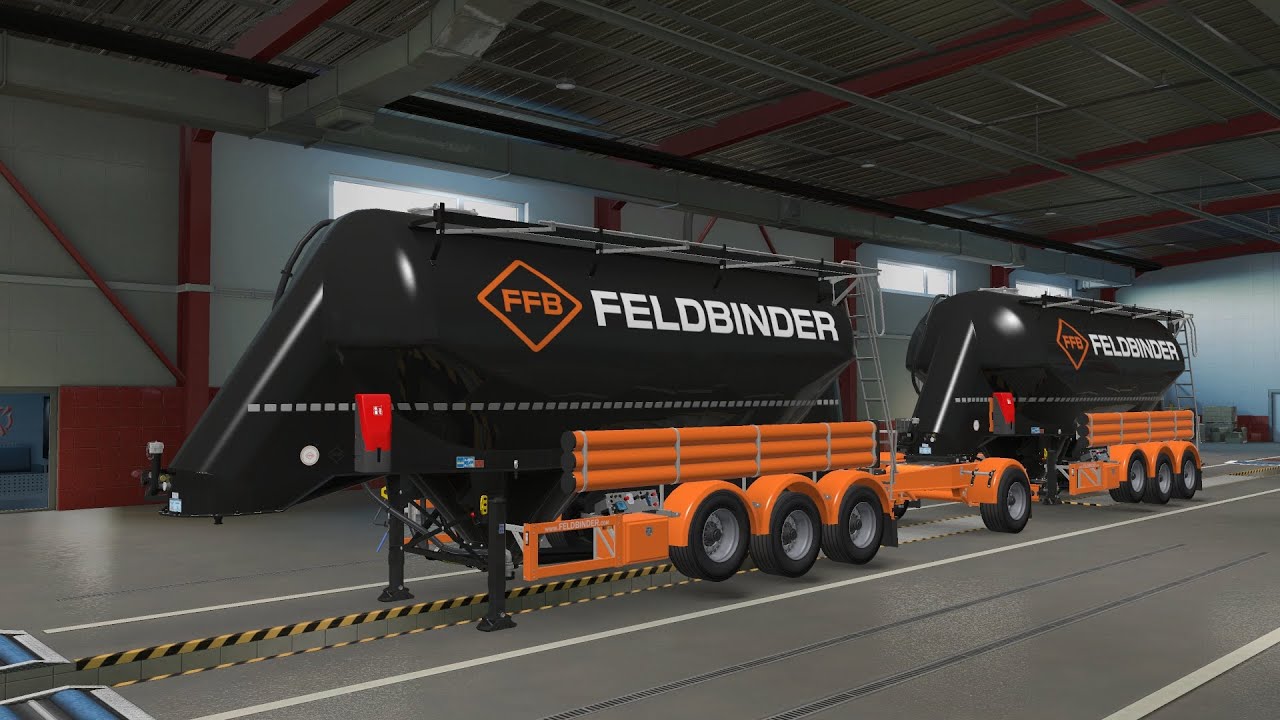 ETS2 Feldbinder Trailer Pack ( Hun ) - YouTube