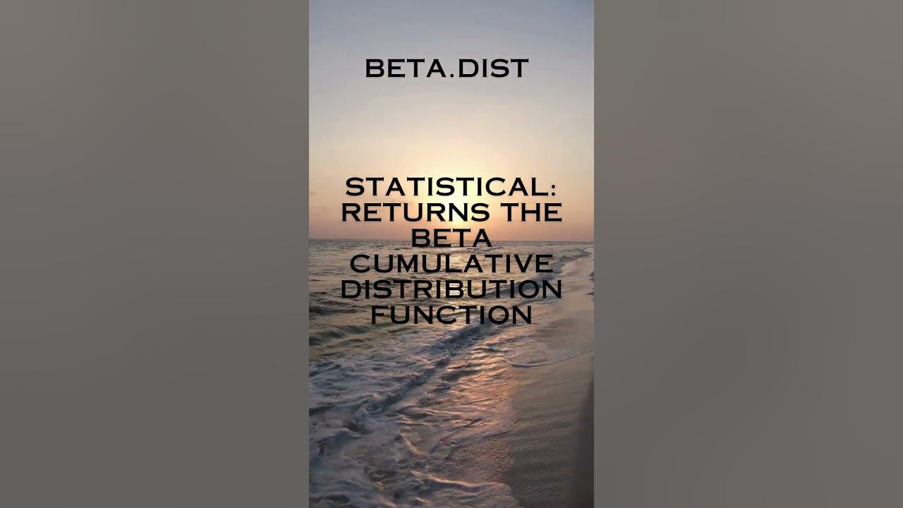 BETA DIST - YouTube