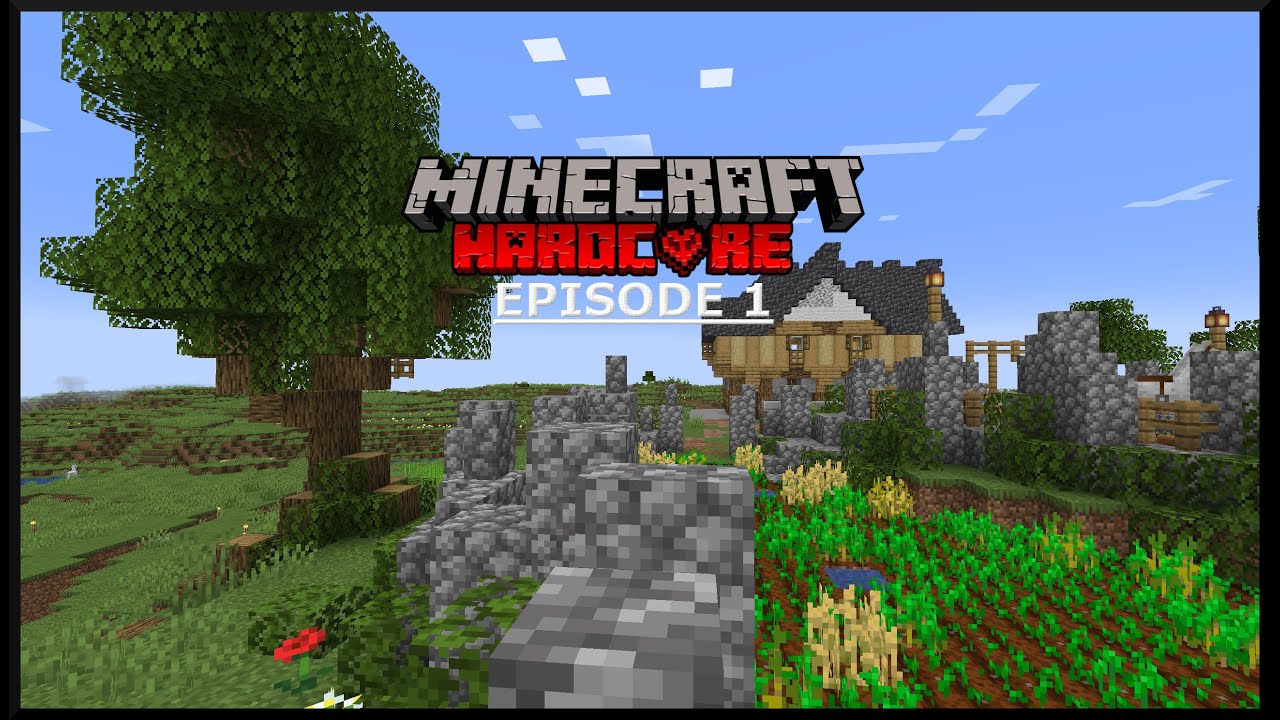Surviving 30 days in Hardcore Minecraft - YouTube