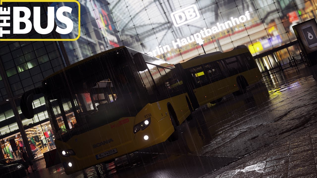 The Bus #02 - Nachts im Regen durch Berlin | Bus Simulator Berlin - YouTube