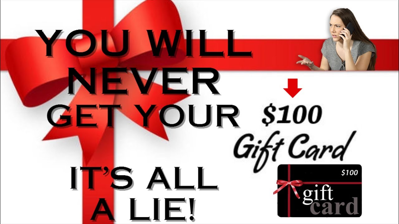 Never Trust These Gift Card/Voucher Scams, You Never Get The Voucher ...