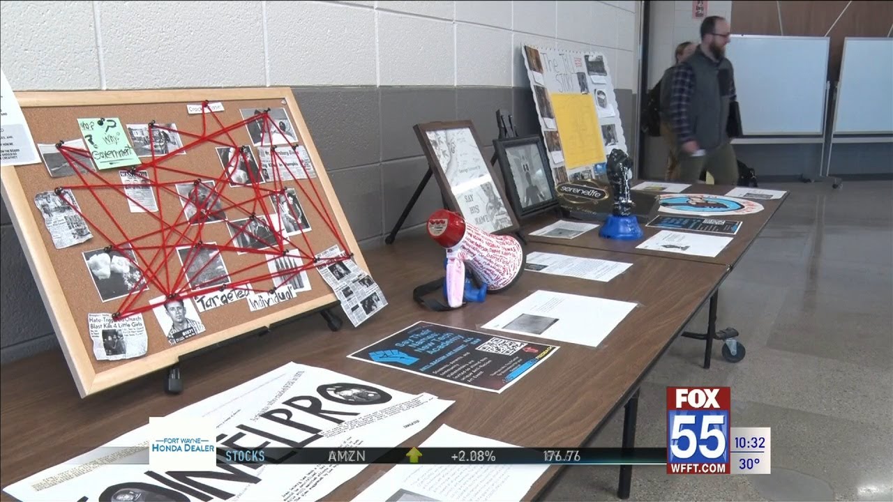 New Tech Academy students create art exhibit focused on social justice ...