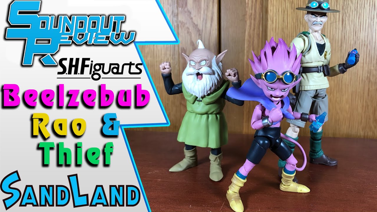Sand Land SH Figuarts: Beelzebub, Rao & Thief Review/Comparison (Dragon ...