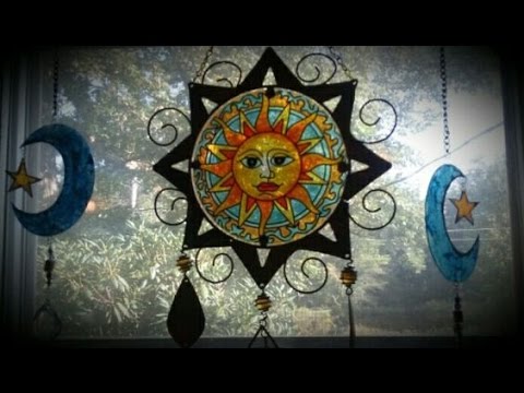 DIY-CD-Crescent Moon Mobile - YouTube