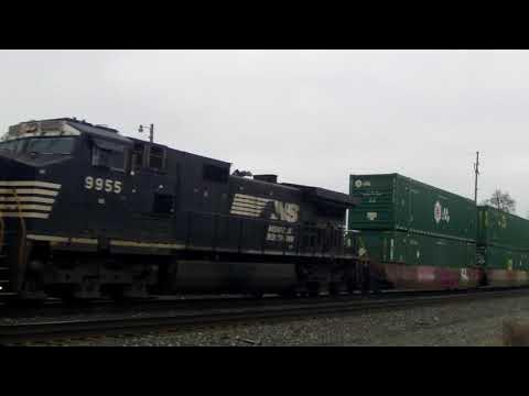 NS 257 @ LAPORTE, IN 1 21 23 NS 4218 NS 9955 - YouTube