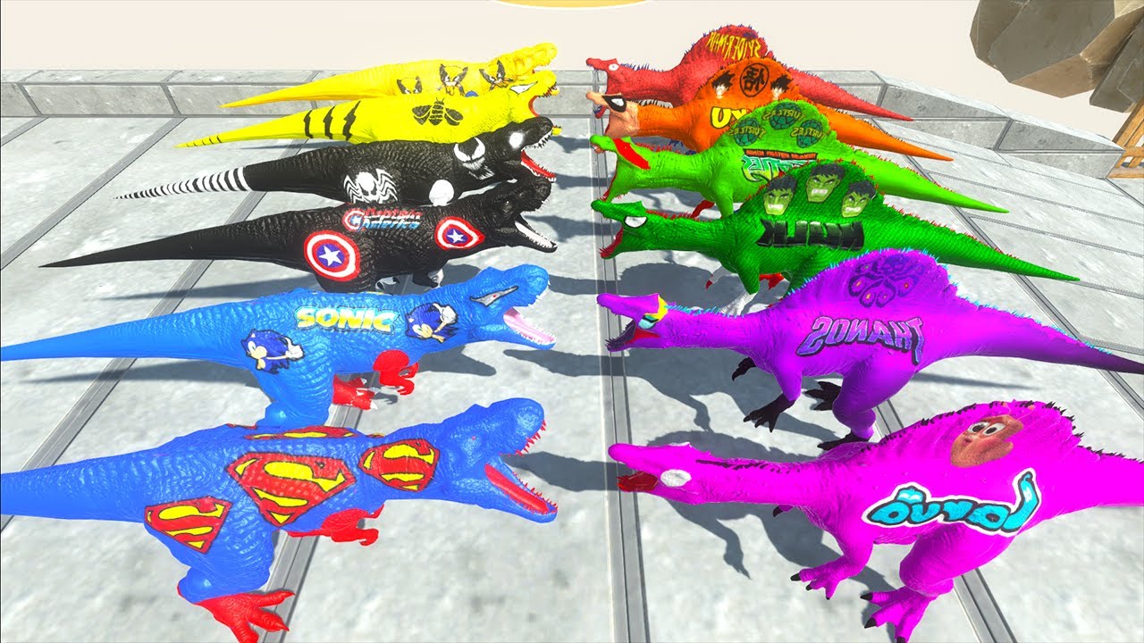 T-rex Vs Indominus Rex Speed Race Championship Hunting Found Jurassic ...