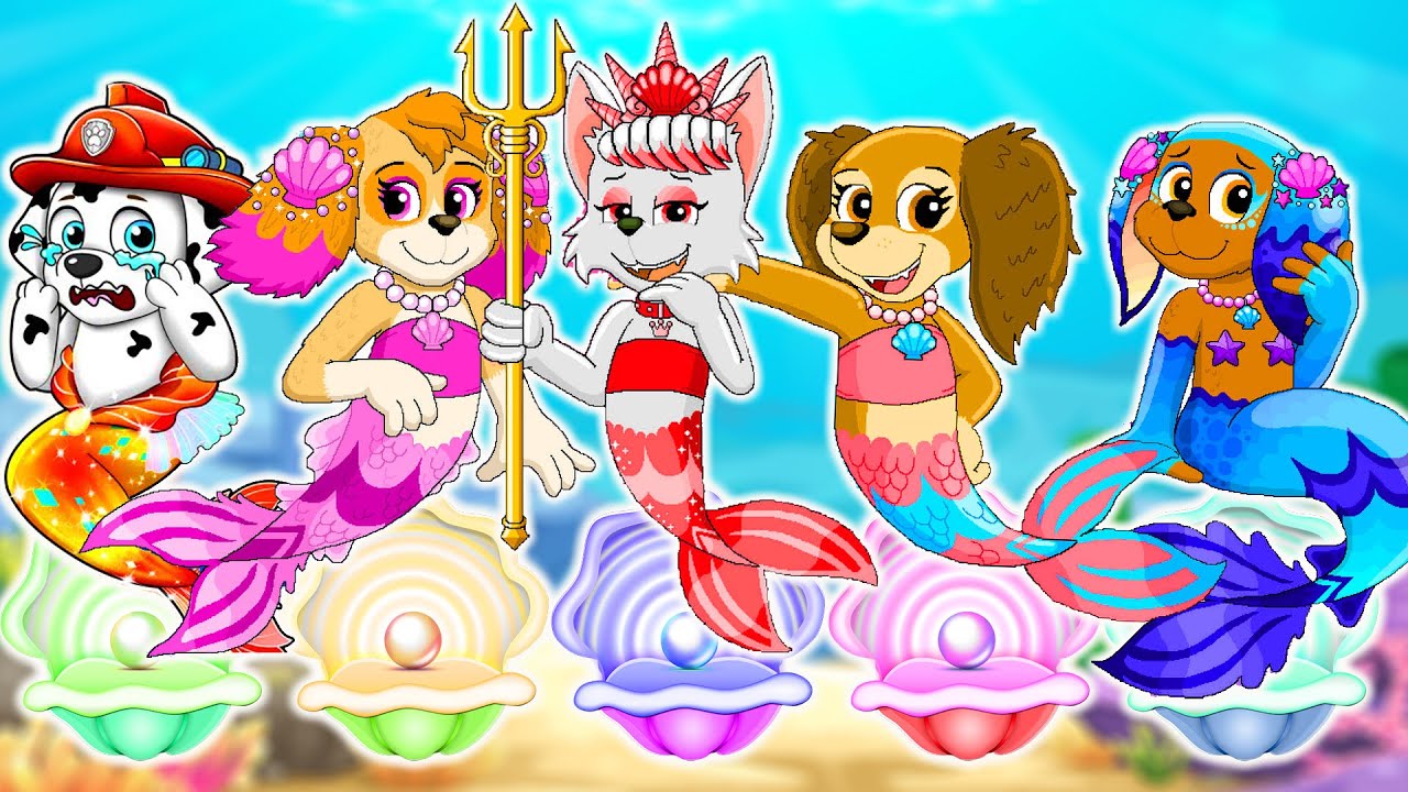 PAW Patrol The Mighty Movie | Please Save Skye - Mermaid Skye is so Sad ...