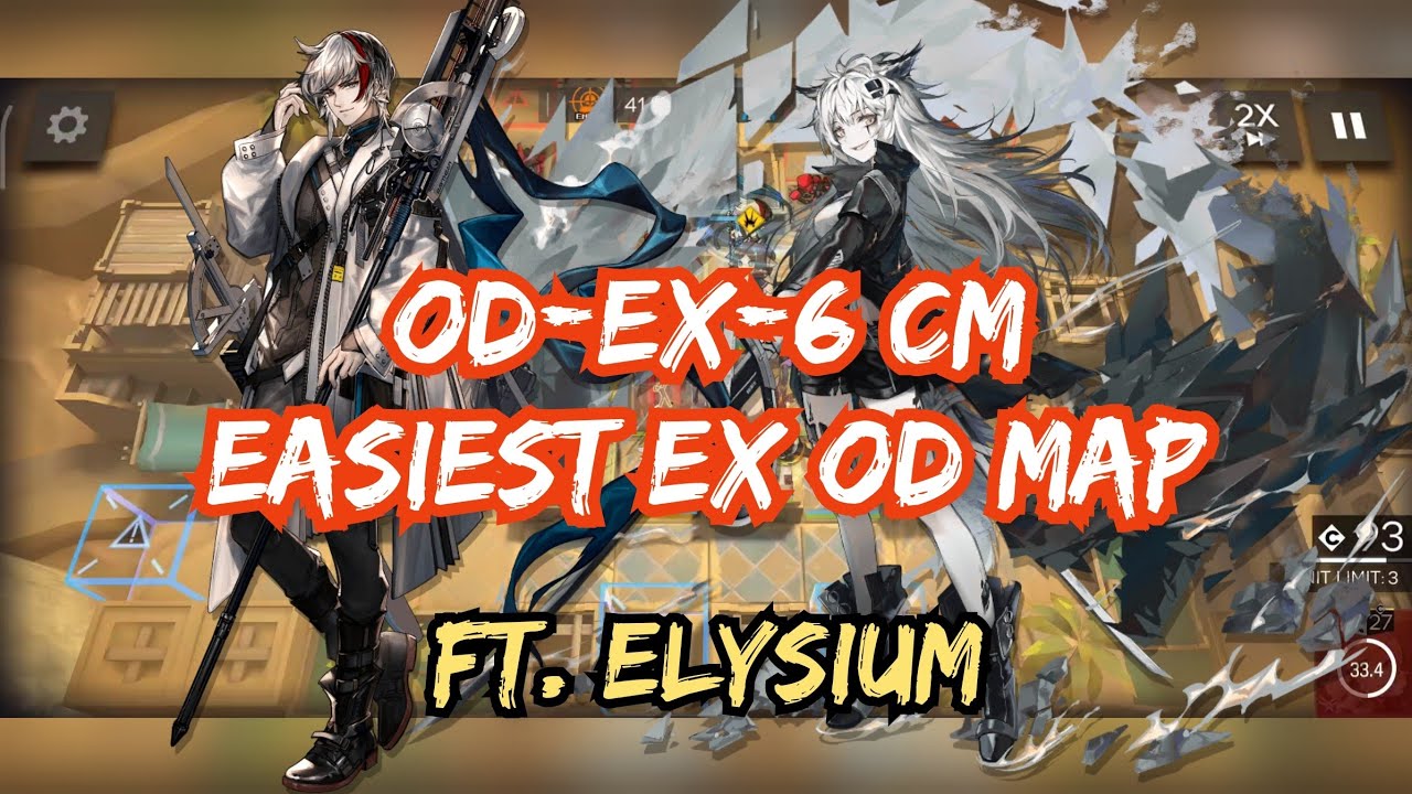 [Arknights] OD-EX-6 Challenge Mode, 6 Ops Ft. Elysium (No 6 Stars)| Operation Originium Dust ...