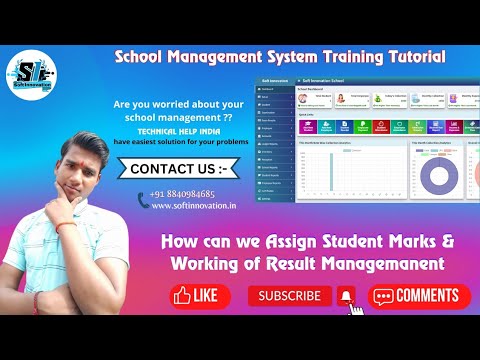How to assign students marks in Soft Innovation School Software ...