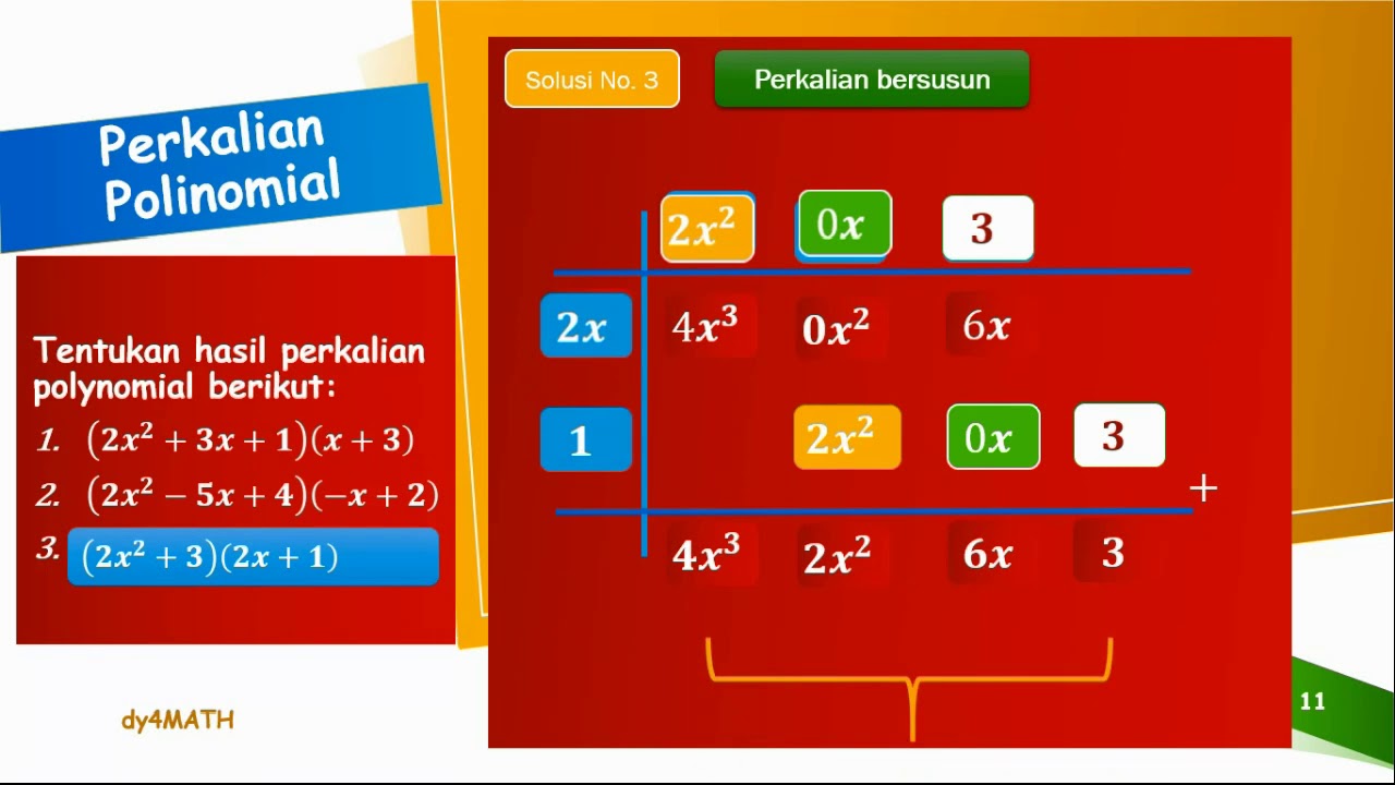 Perkalian Polinomial - YouTube