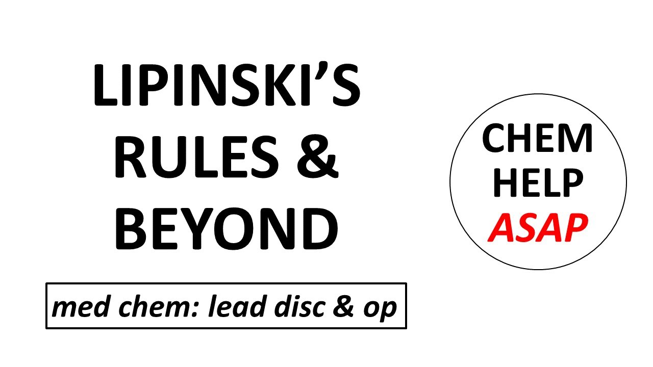 Lipinski's rules & drug discovery beyond the rule of five - YouTube