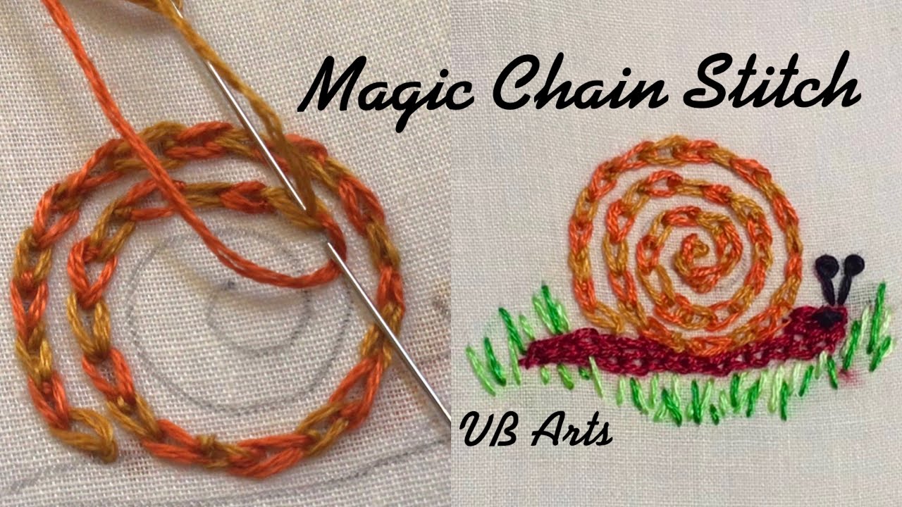 Magic Chain Stitch Embroidery