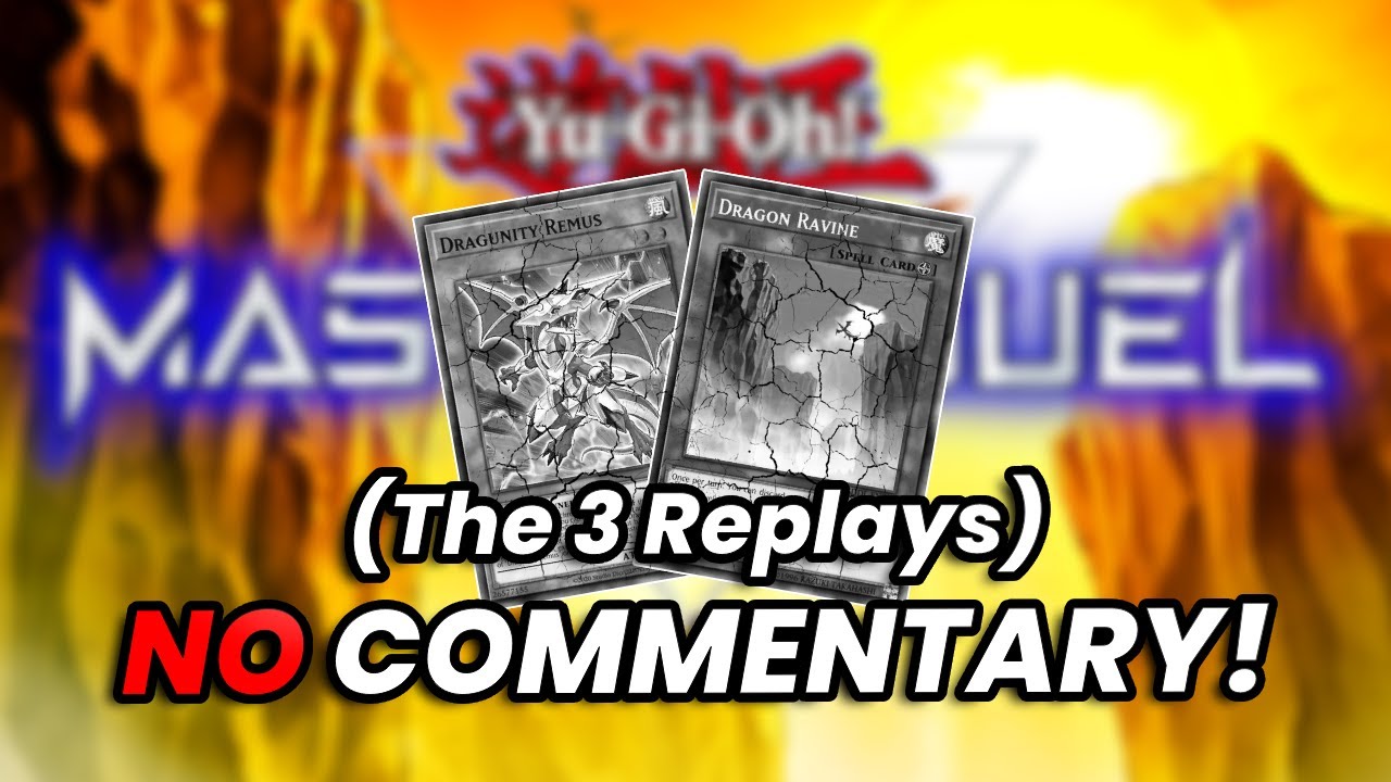 Dragunity Replays (No Ravine Acces) | Yu-Gi-Oh! Master Duel - YouTube